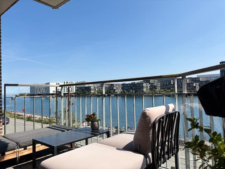 Nyopført Lejelighed M. Havneudsigt & Altan - Copenhaguen