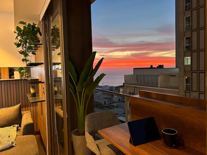 Apartamento Vista Al Mar, Barranco, The Modern - Perú