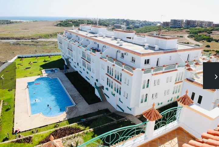 Lujoso Apart.vacacional Achakar Playa& Piscina - Tangier