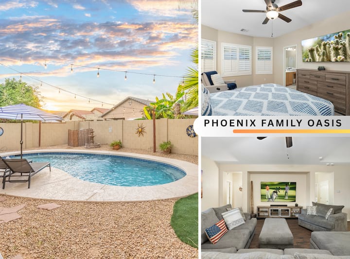 Play, Work & Entertain @ The Oasis - Private Pool - Phoenix, AZ