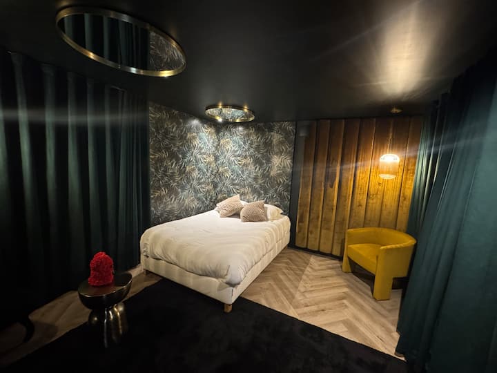 ÉVasion Romantique Studio Vert ÉLégant Pour 2 - Choisy-le-Roi