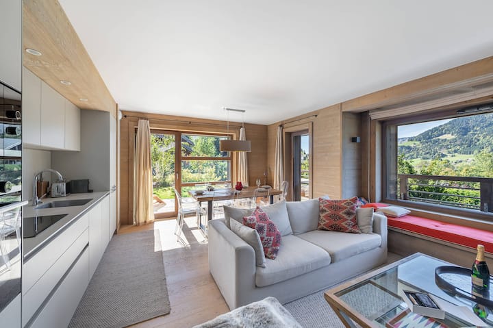 Appartement Neuf Pour 6 Personnes Avec Accès Spa - Megève