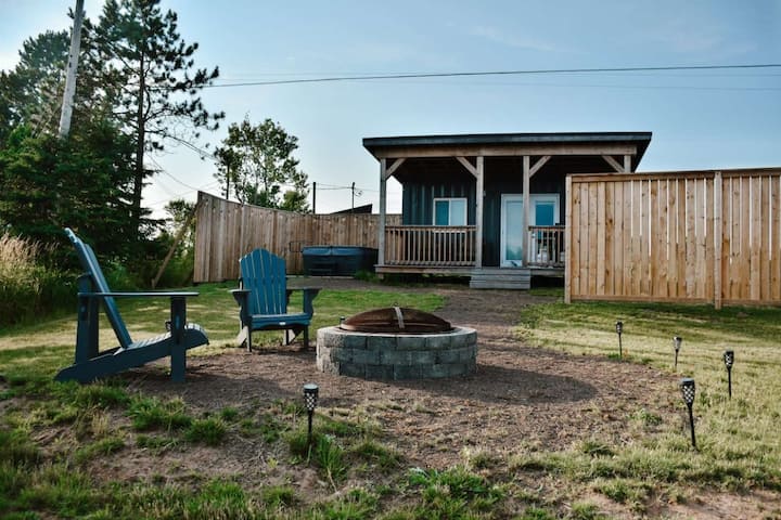 Shipping Container By The River - New Brunswick