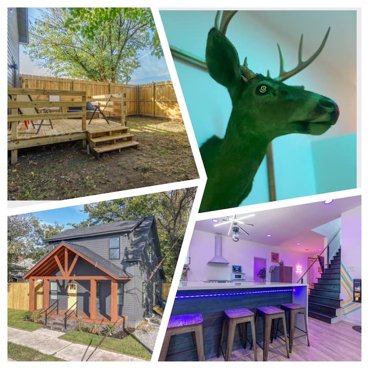Badger's Den:new 3br Home Luxe+ Rgbw Lit Yard Deck - Memphis, TN