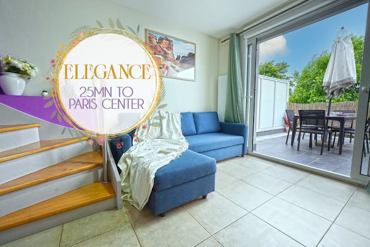 25mn De Paris Centre - Parking & Quartier Calme - Montmorency