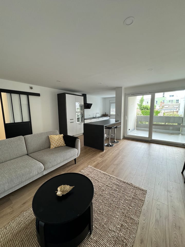Moderne - Parking Et Terrasse - Centre-ville Reims - Reims