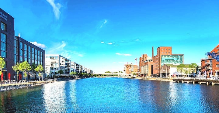 City Apartment Duisburg 2#netflix &Kingsize Bett - Duisburg Hbf Station
