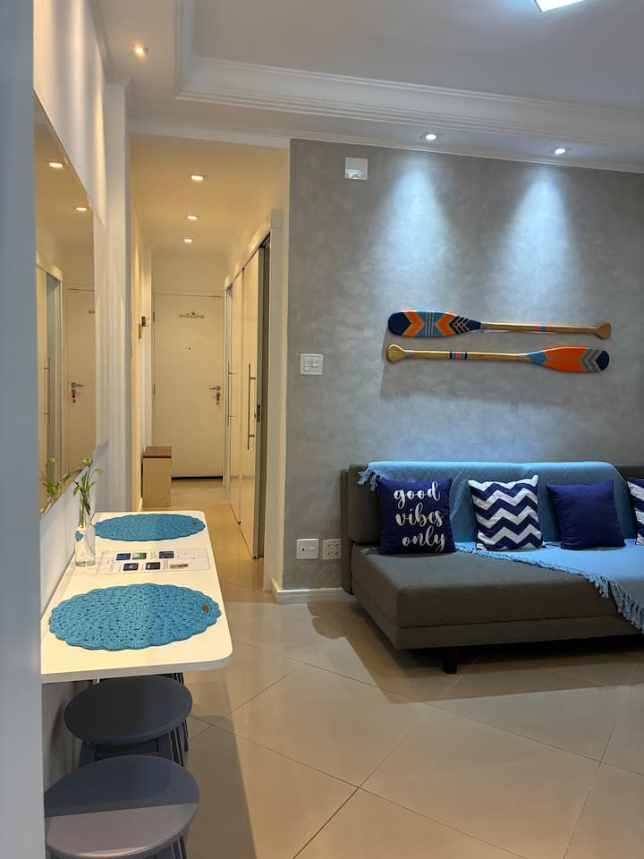 Nham's House - Apto No Gonzaga - Santos, Brasil