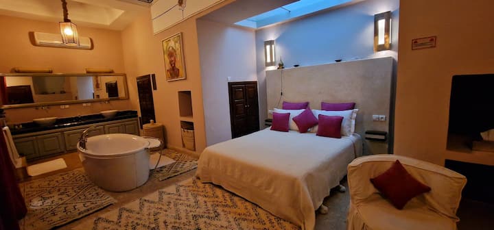 Riad De Vincent, Suite Junior, Piscine Chauffée. - Marrakesh
