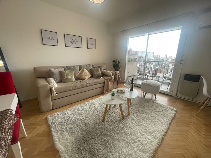 Lumineux Avec Balcon, Buanderie Et Bureau Recoleta - Buenos Aires