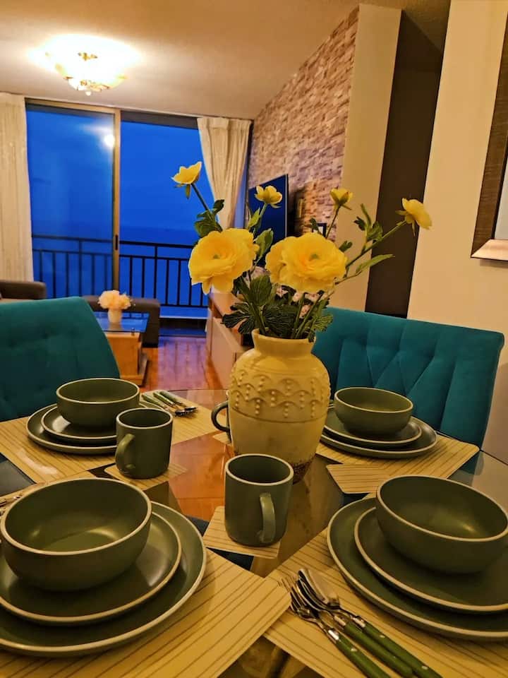 Dpto. Con Vista Al Mar, Wifi, Agua Caliente - Lima