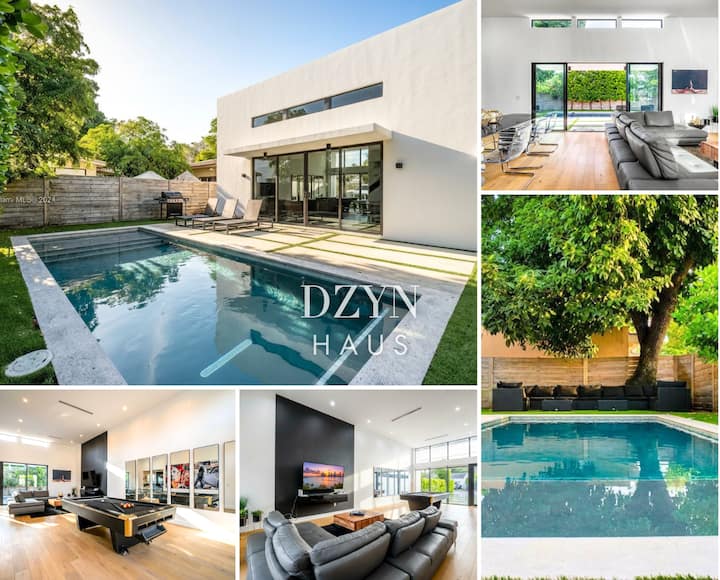 Noir Luxe Villa, Design District, Pool, Billiards - Miami, FL