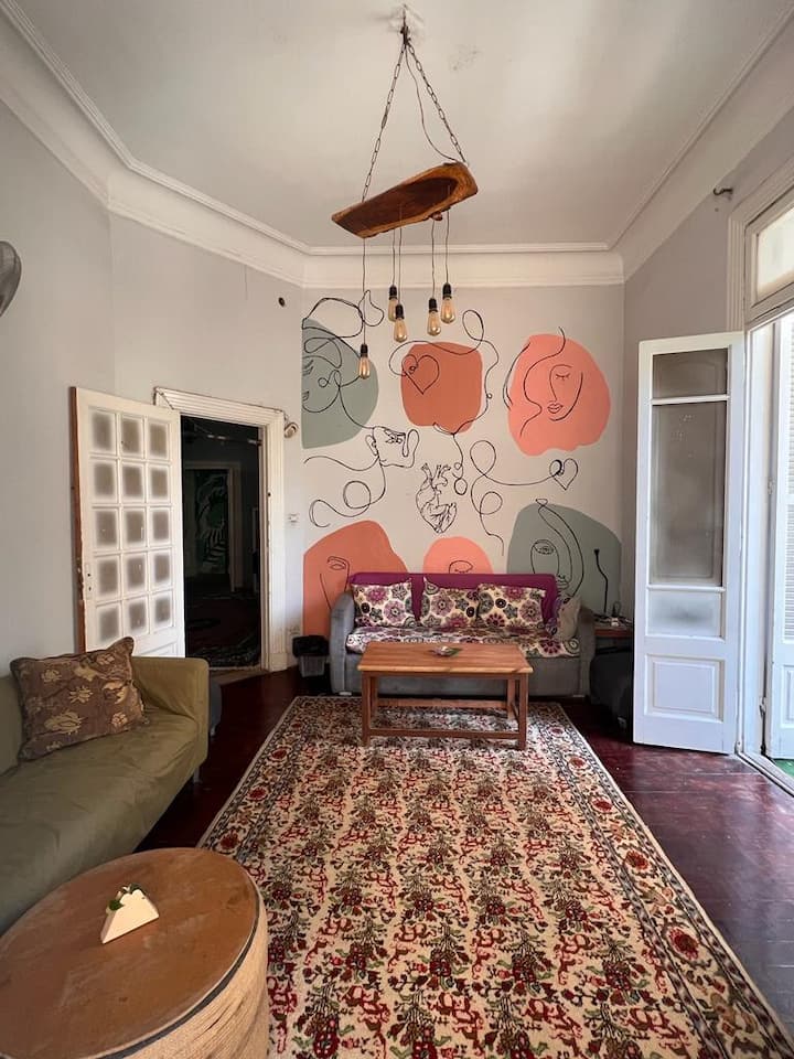 Stylish Downtown Cairo Room - Cairo