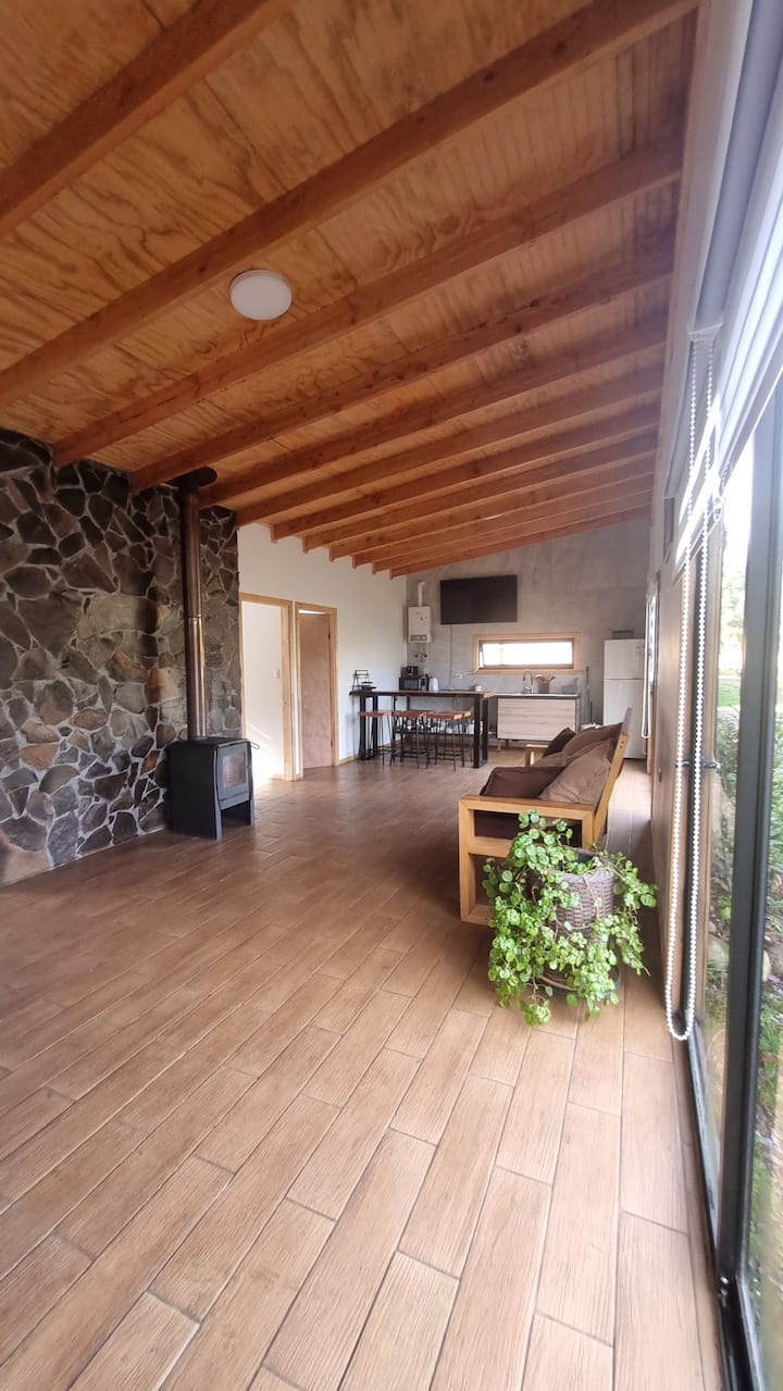 Gran Cabaña Km8 En Curacautin Con Tinaja Incluida - Curacautin