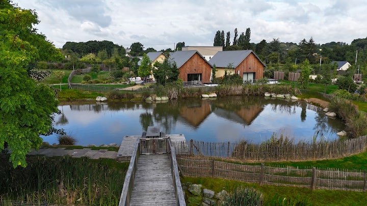4 Lodges Avec Jacuzzi Privatif Proche Du Mans - Sablé-sur-Sarthe