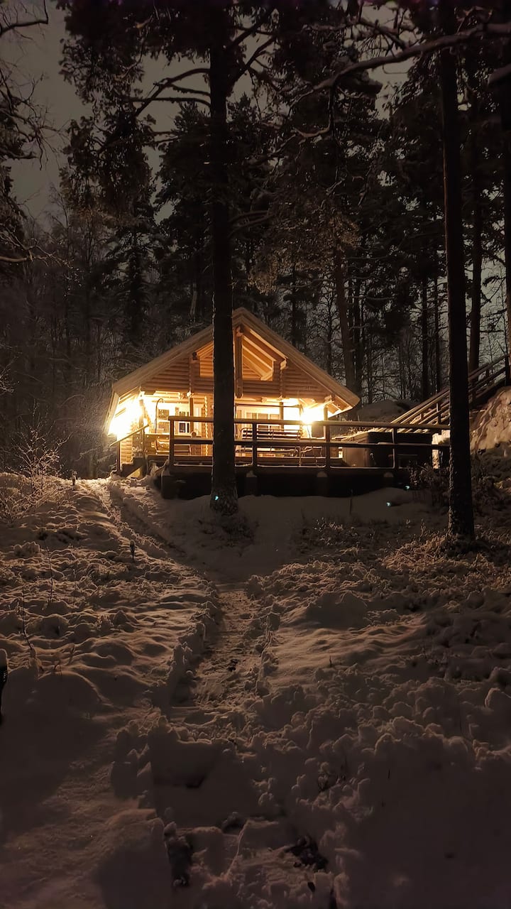 Mökki Porealtaalla - Finland