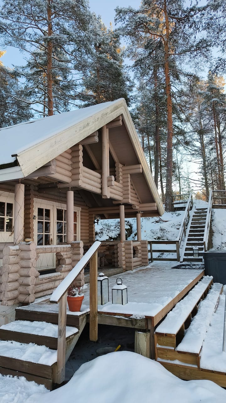 Mökki Porealtaalla - Finland