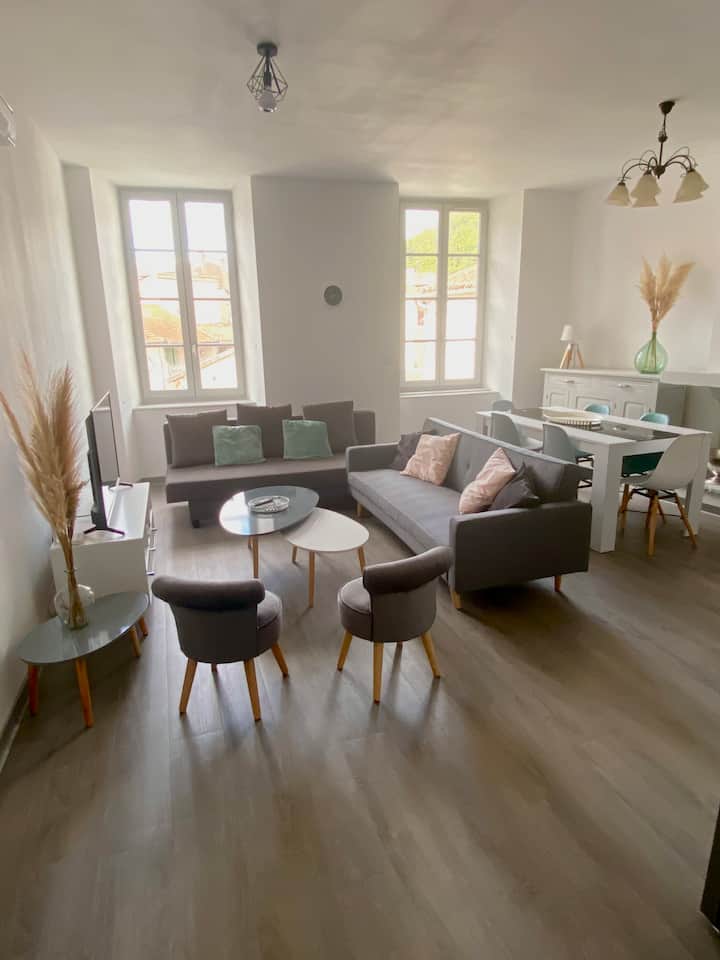 Central Parking Terrasse Vue Chateau, Clim, Jardin - Foix