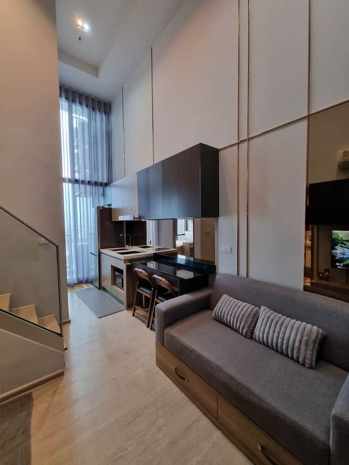 New 2 Bedroom Duplex @ Bts Sky Train Talat Phlu - Thailand