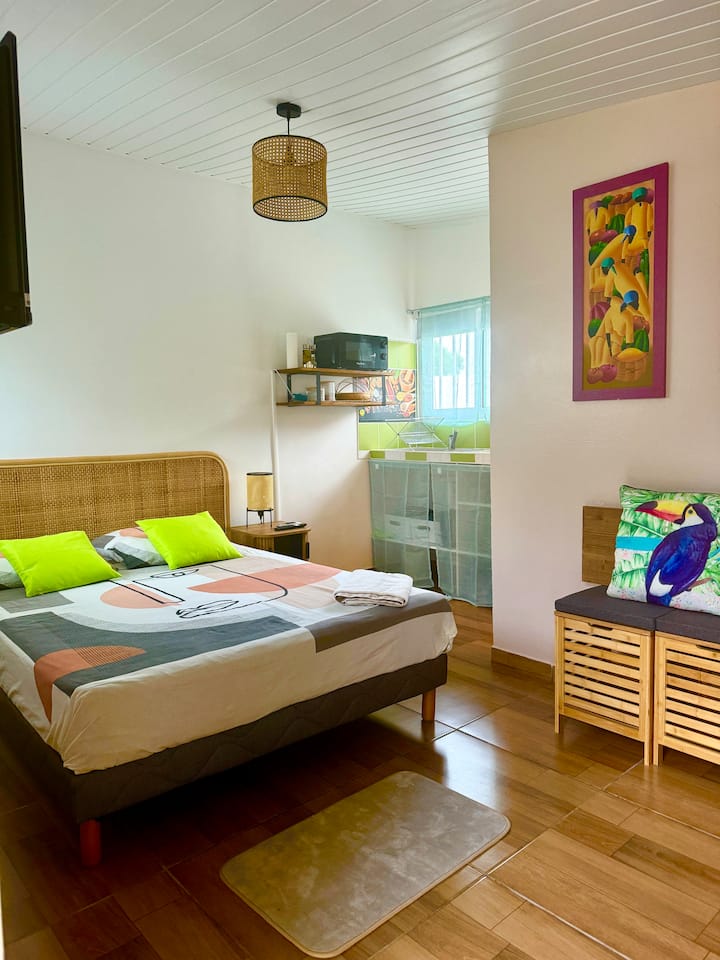Petit Studio Privé Lumineux à Montjoly - French Guiana