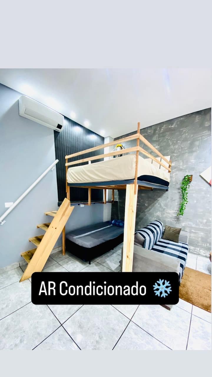 Loft Aconchego- 
Espaço(espaço Inteiro) - Piracicaba