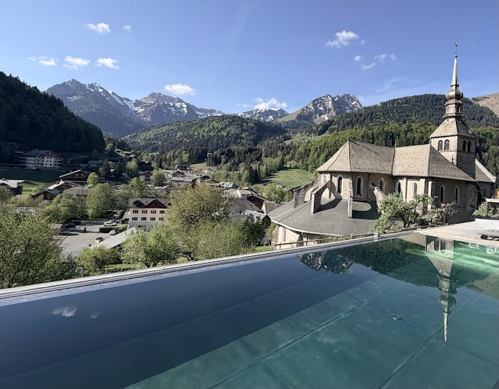 Chalet 14 Pers~ Piscine Chauffée ~ Vue Panoramique - Abondance