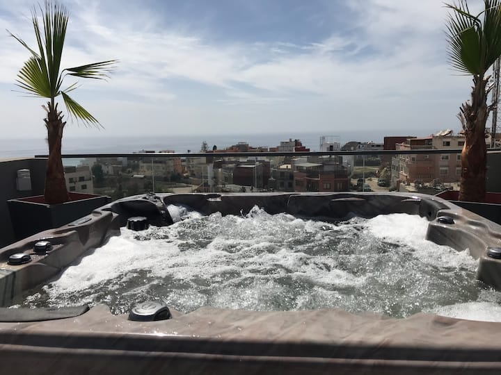 Appart 8, Avec Jacuzzi Privé Sur La Terrasse - Taghazout