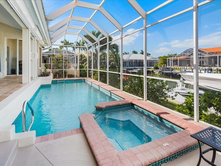 3br Walk-to-beach Home W/pool-h560 - Marco Island, FL
