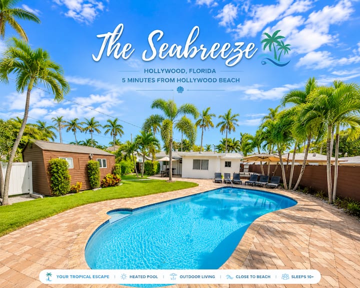 Seabreeze/heatedpool/3mintosand/nearfllport - Hollywood, FL