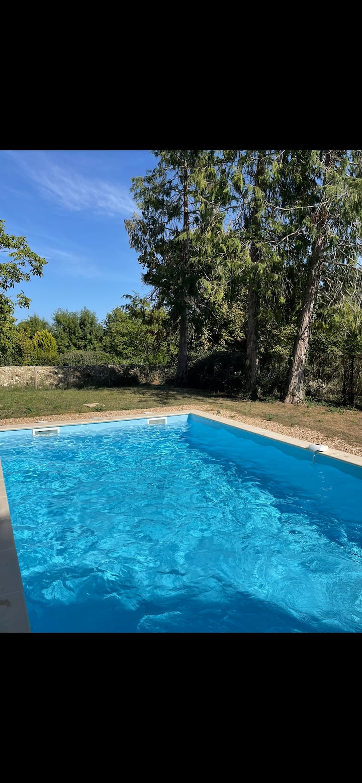 Grande Maison Familiale Avec 3 Chambres Et Piscine - Ribérac