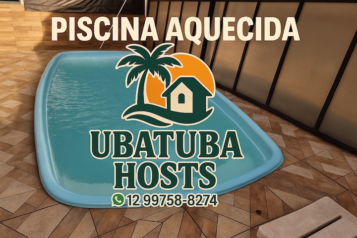 Casa Com Piscina Aquecida- Perequê-açu - Ubatuba