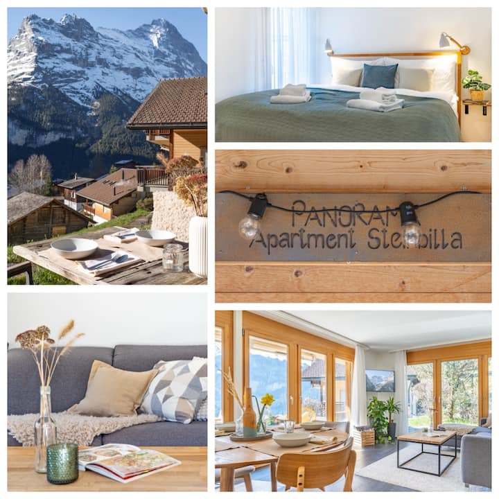 Panorama I Steinbilla I 4 Pax I Parkplatz Gratis - Grindelwald