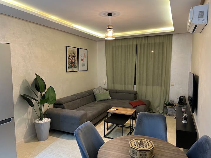 Cosy Flat (Emplacement, Wifi Rapide,climatisation) - Marakeš