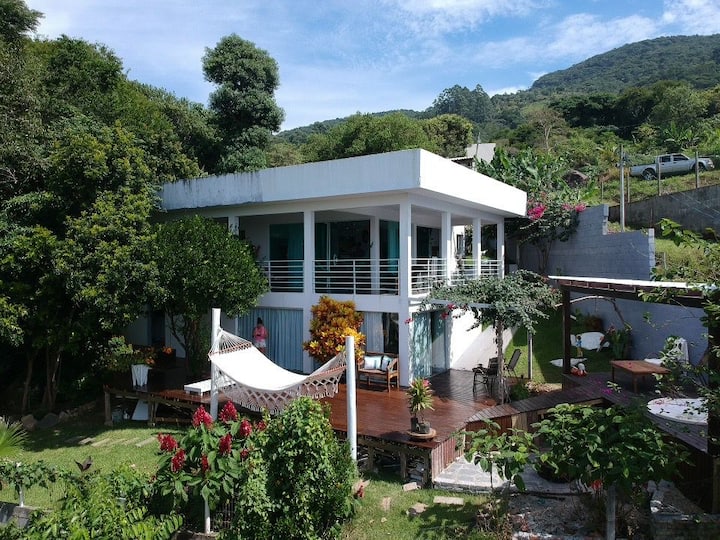 Casa Das Pedras House, Vista Siriú E Lagoa - Garopaba