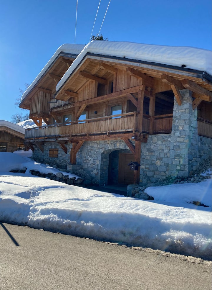 Beau Chalet Vue Imprenable Sur Le Mont Blanc. - Megève