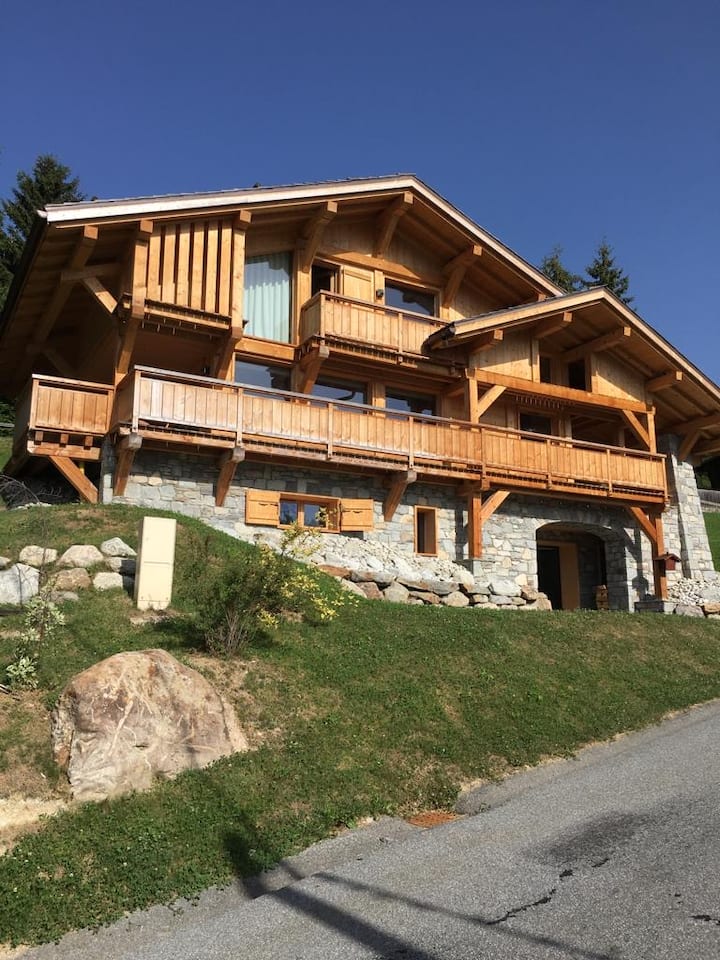 Beau Chalet Vue Imprenable Sur Le Mont Blanc. - Megève