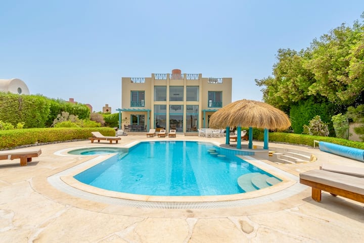 Stunning Golf Villa Warm Private Pool In El Gouna - Hurghada