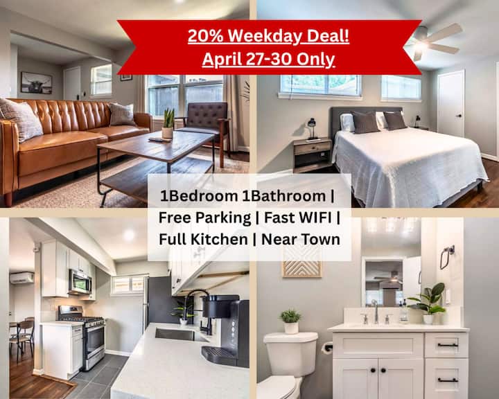 (3) Stay & Save 20% | Near Town Center - Fourth Ward - Houston