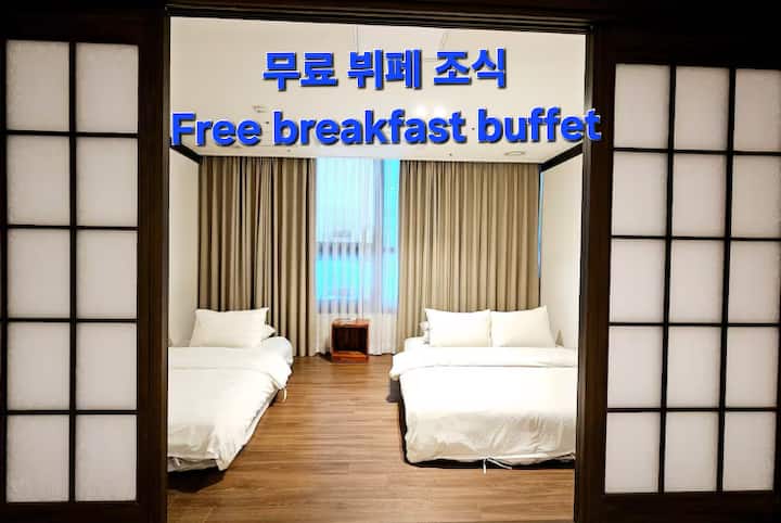 4-3/ 214 Free Buffet Breakfast, Modern Hanok - Seoul