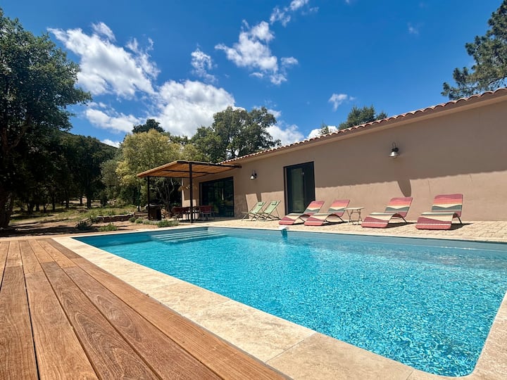 Villa Neuve Pinarello, Piscine Privée, 400m Plage - Plage de Pinarellu