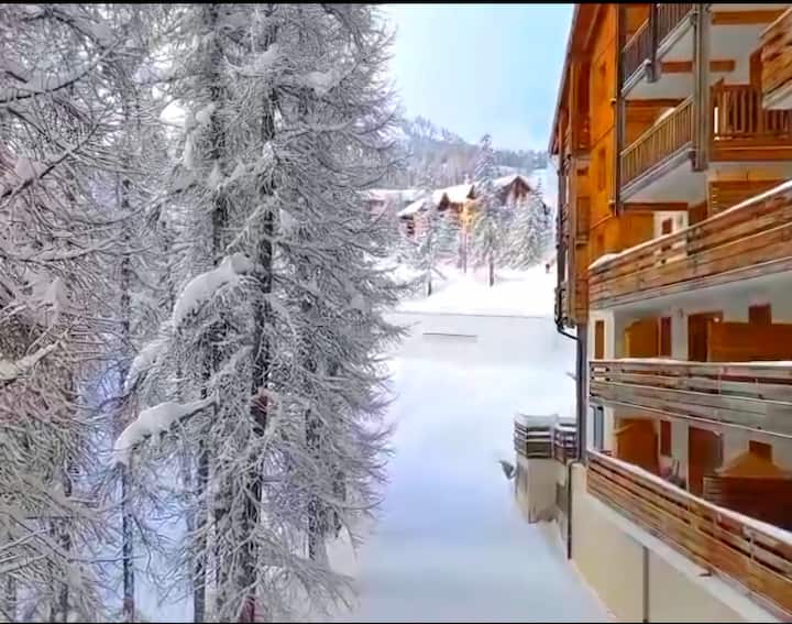 Cocon Vars Claux _ Proche Pistes_4 Pers_vue Nature - Vars