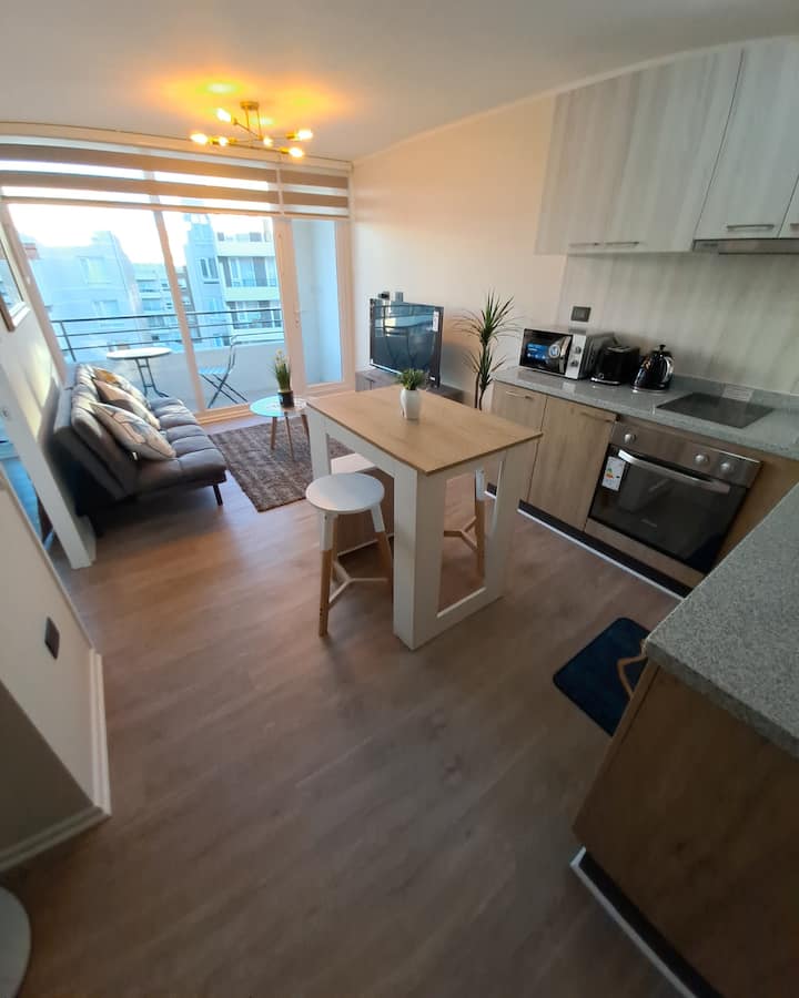 Depto. Nuevo En Brisas Del Sol + Estacionamiento. - Concepción, Chile