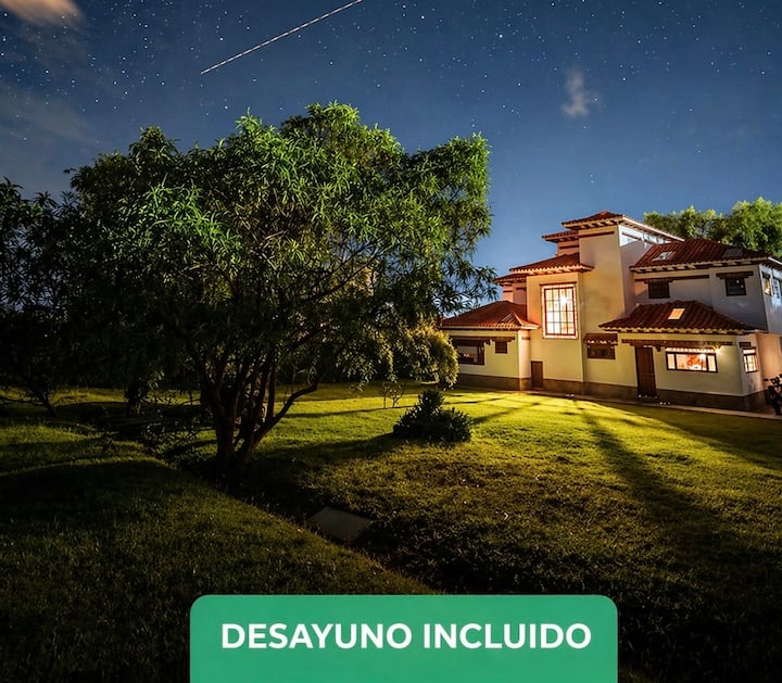 Hermosos Jardines, 22 Personas, 4 Min De Vl - Villa de Leyva