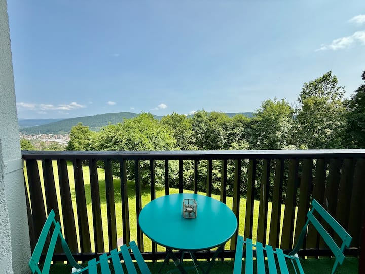 Les Xettes, Bel Appartement Style Chalet & Balcon - Gérardmer