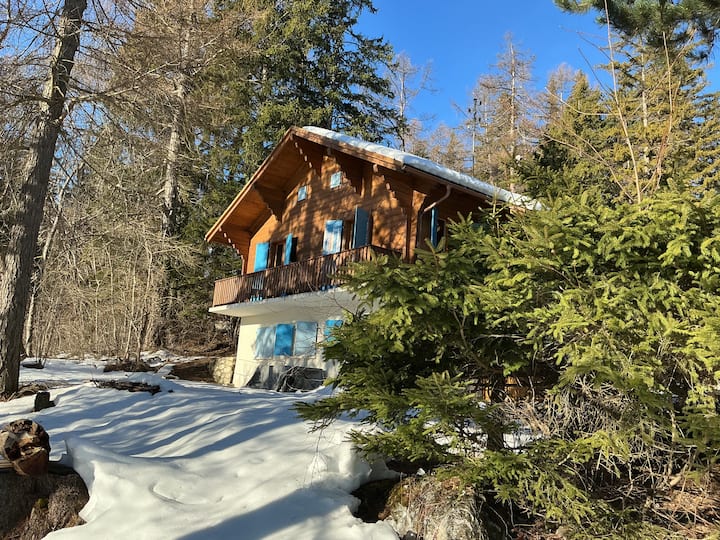 Chalet Avec Vue Imprenable Sur Les Alpes Crans - Suisse