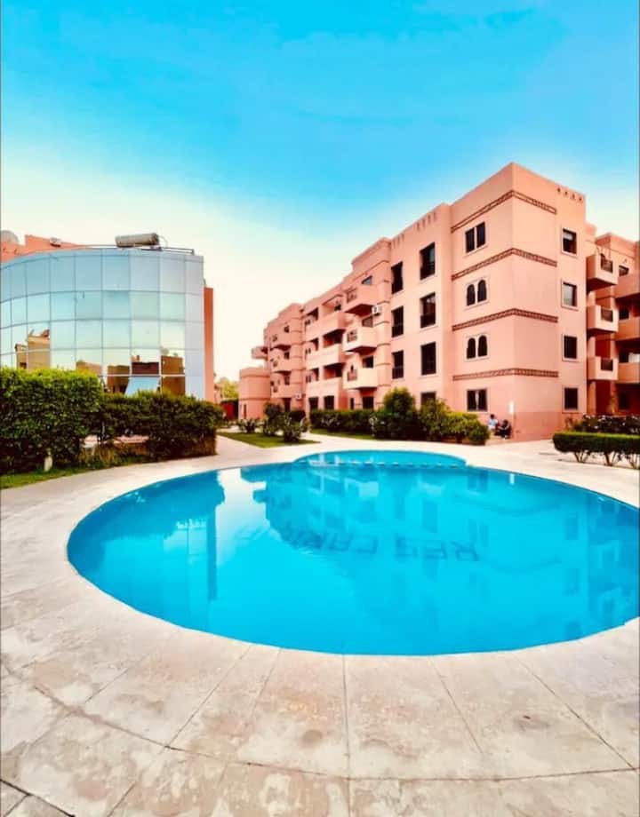 Appartement Cosy Avec Vue Sur Piscine - Marrakesh
