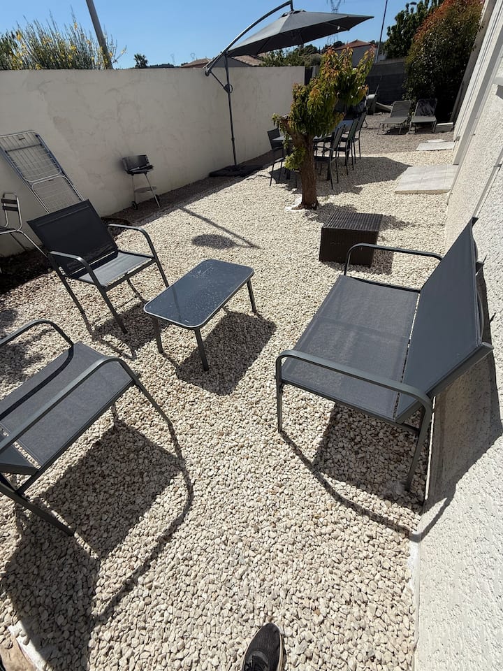 Maison Climatisée Avec Jardin - Narbonne