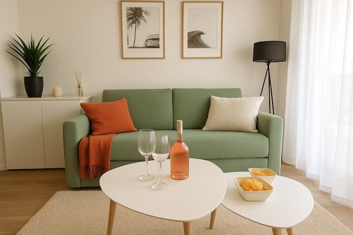 Biscawai Chaleureux Et Cosy Avec Terrasse - Biscarrosse