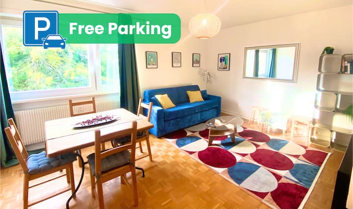 Appart + 2 Parkings à 2min De La Petite Venise - フランス コルマール