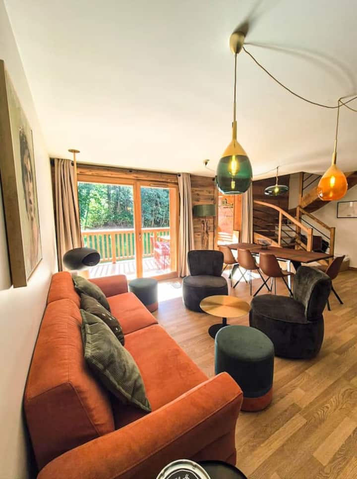 Duplex Neuf | 8 Pers | Centre Proximité Pistes - Les Gets